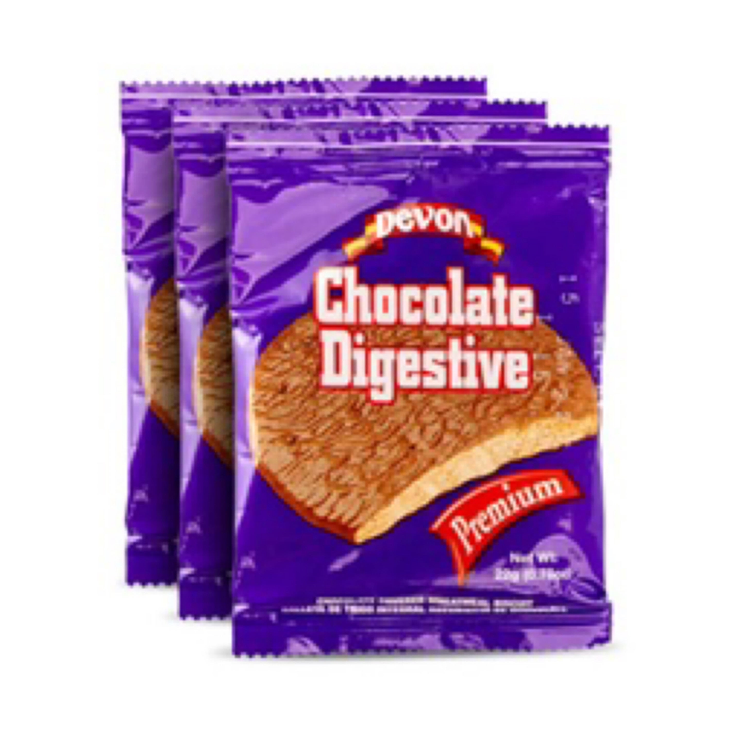 Devon Chocolate Digestive, 22g (3 Pack) | Yardie Snacks